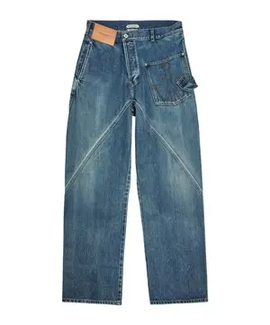 J.W.ANDERSON Twisted Workwear Straight-leg Jeans - Blue