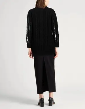 Max Mara Solid Color Sequin Sweater