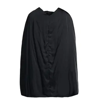 Rick Owens Solid-colored Satin Shawl Cape