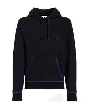 Etro Drawstring Long-sleeved Hoodie - Black