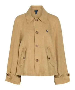 Polo Ralph Lauren Embroidered Linen Overshirt