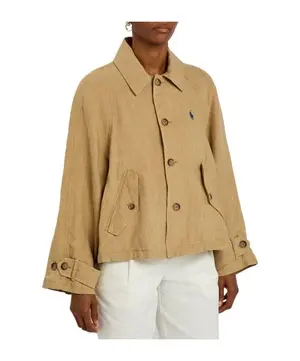 Polo Ralph Lauren Embroidered Linen Overshirt