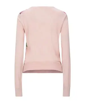 Dolce & Gabbana Floral Print Knit Sweater