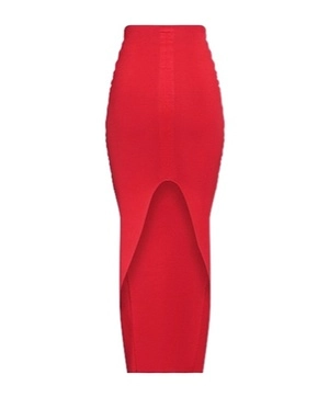 Rick Owens Solid-color Knitted Skirt - Red
