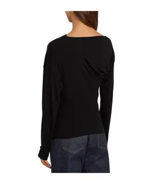 VIVIENNE WESTWOOD Asymmetric Long-sleeve Knit Top