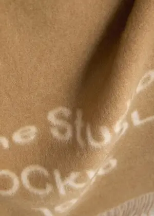 Acne Studios Logo-intarsia Wool Scarf