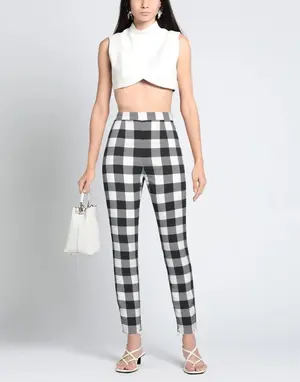 Dolce & Gabbana Plaid Crepe Pants