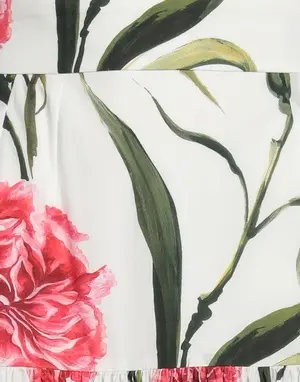 Dolce & Gabbana Floral Print Tiered Maxi Skirt