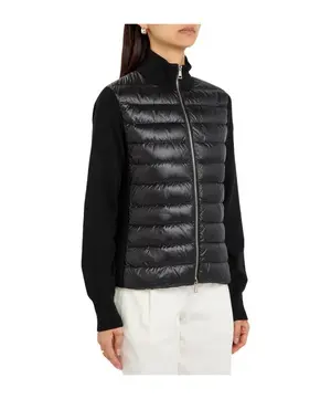 Moncler Padded Wool And Nylon Jacket