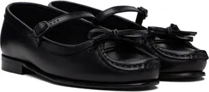 Hereu Mary Jane Loafers With Bow Detailing