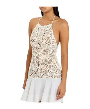 Jacquemus Crochet Cotton Mini Dress