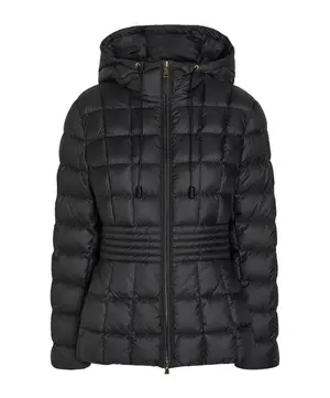 Moncler Hooded Quilted Shell Jacket - Black