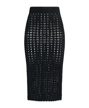 Dolce & Gabbana Crochet Pencil Skirt