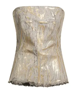 Rick Owens Strapless Waist-cinching Top