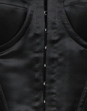 Dolce & Gabbana Fitted Cropped Jersey Satin Shirt