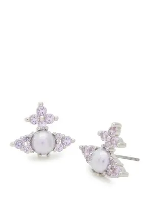 VIVIENNE WESTWOOD Feodora Embellished-orb Stud Earrings