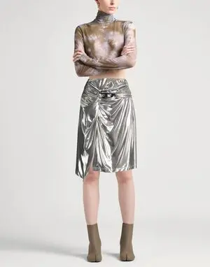 DIESEL® Midi Wrap Skirt With Logo Detail