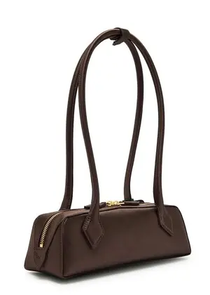 Alaïa Le Teckle Small Satin Shoulder Bag