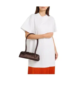Alaïa Le Teckle Small Satin Shoulder Bag
