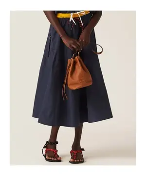 Miu Miu Technical Fabric Skirt - Blue