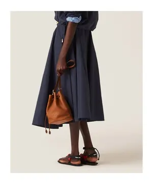Miu Miu Technical Fabric Skirt - Blue