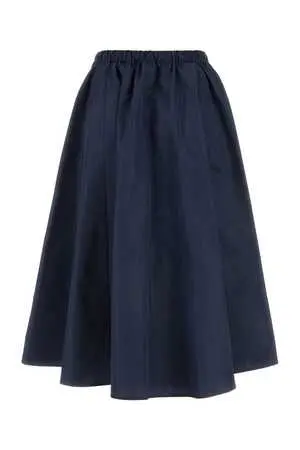 Miu Miu Technical Fabric Trumpet Skirt