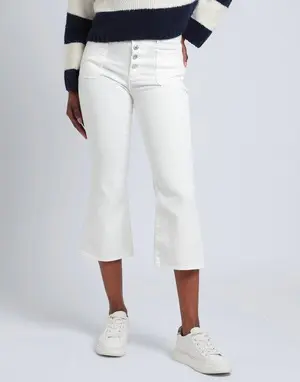 MAXCO. Belt Loop Button Detailed Jeans