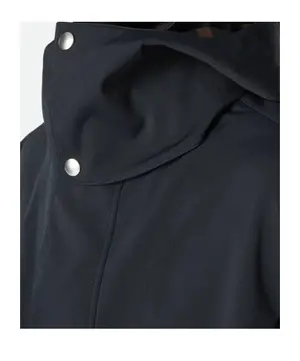 Bottega Veneta Bonded Tech Wool Hooded Parka