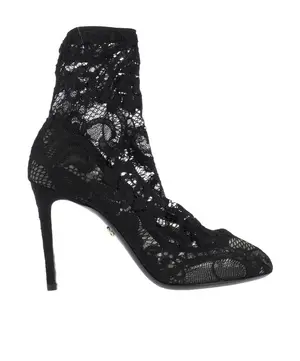 Dolce & Gabbana Lace Ankle Boots