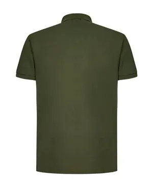 Polo Ralph Lauren Logo Embroidered Short-sleeved Polo Shirt - Green