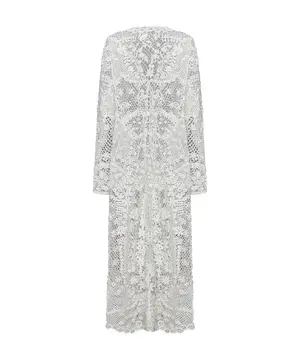Polo Ralph Lauren Crochet Knit Midi Dress