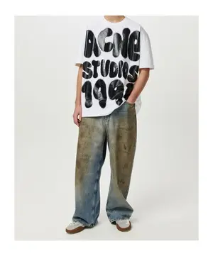 Acne Studios Wide-leg Denim Trousers