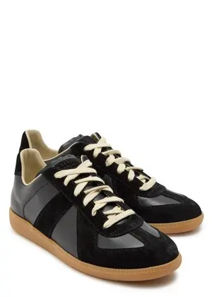 MAISON MARGIELA Replica Panelled Leather Sneakers