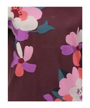 Dolce & Gabbana Floral Print Lightweight Short Sleeve Jumper