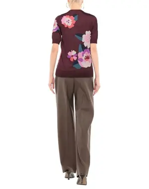 Dolce & Gabbana Floral Print Lightweight Short Sleeve Jumper