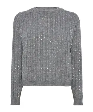 Max Mara Ussuri Crewneck Jumper - Gray