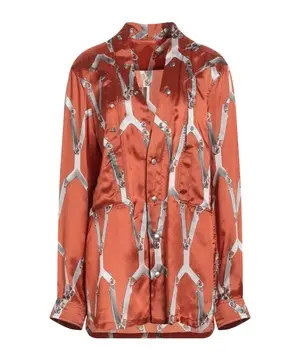 Rick Owens Patterned Shirts - Red
