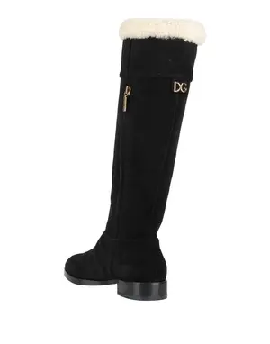 Dolce & Gabbana Two-tone Leather Platform Boots