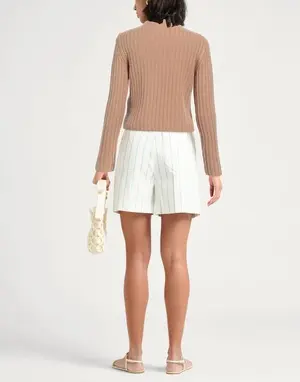Max Mara Solid Color Long-sleeve Crew Neck Knit Sweater