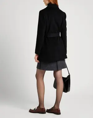 MAXCO. Max&co. Belted Long Sleeve Coat
