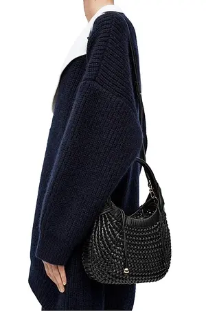 Loewe Diamond Hobo Bag In Calfskin
