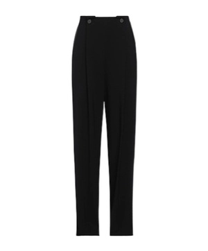 Max Mara Solid-color Loose Pants - Black