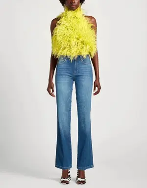 MAXCO. Max&co. Belted High-rise Flared Jeans