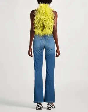 MAXCO. Max&co. Belted High-rise Flared Jeans