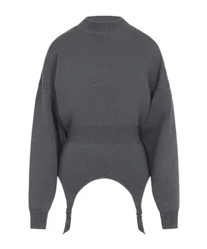 JEAN PAUL GAULTIER Mock Neck Long Sleeve Pullover