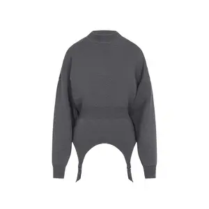 JEAN PAUL GAULTIER Mock Neck Long Sleeve Pullover