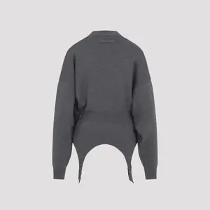 JEAN PAUL GAULTIER Mock Neck Long Sleeve Pullover