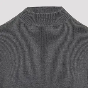 JEAN PAUL GAULTIER Mock Neck Long Sleeve Pullover