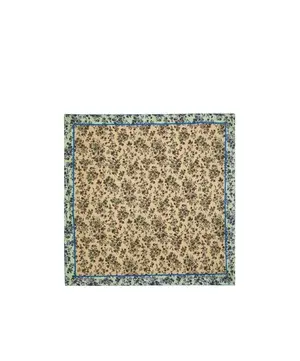 Dries Van Noten Foulard Floral-print Silk Scarf - Nude