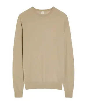 TOTEME Wool And Silk-blend Jumper - Nude